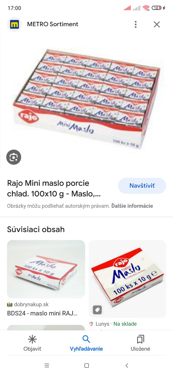 Mini maslo - Modrý koník