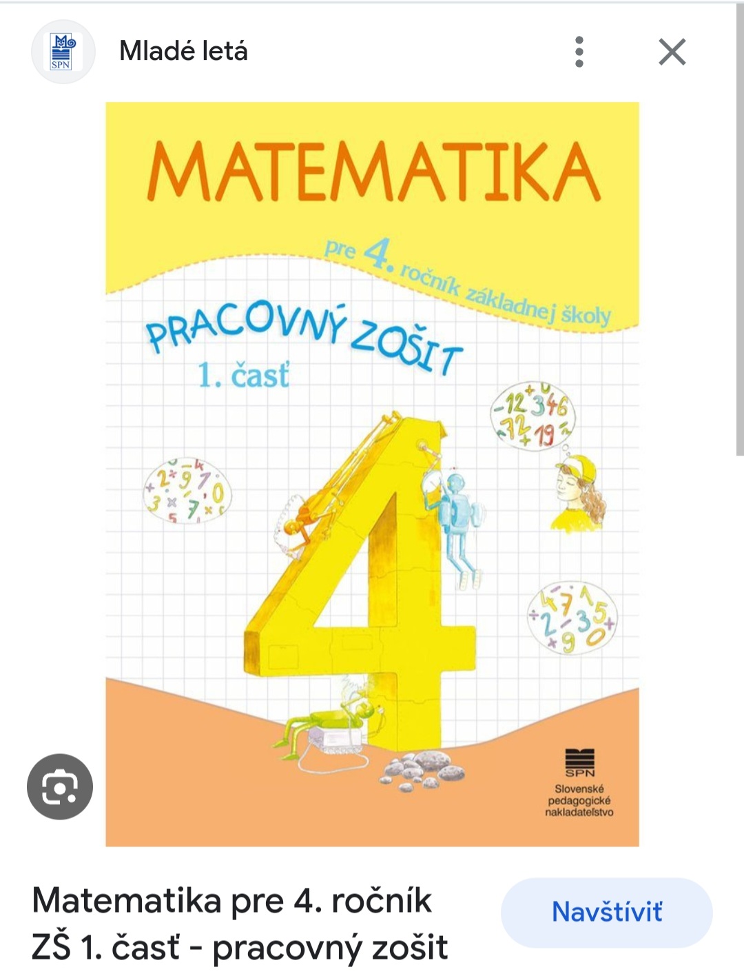 Matematika 4. ročník - Modrý koník