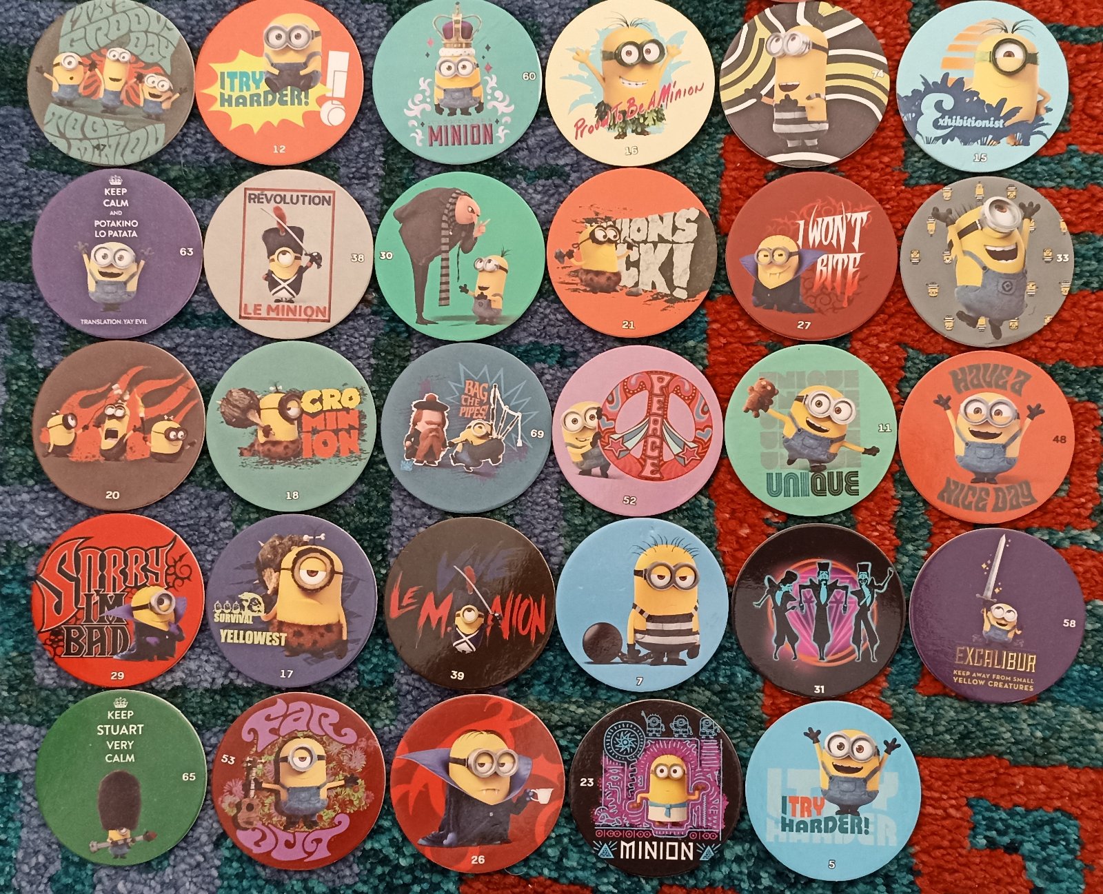 Pogy mimoni alebo minions, - 0,40 € od predávajúcej susanna31 | Bazár ...