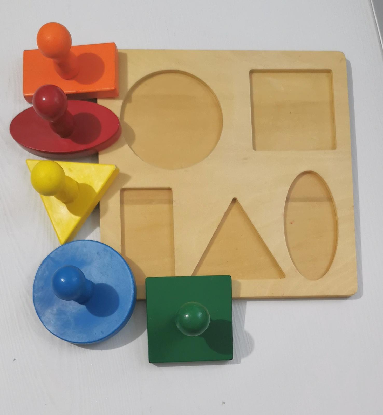 Geometric Puzzle Board By Guide Craft