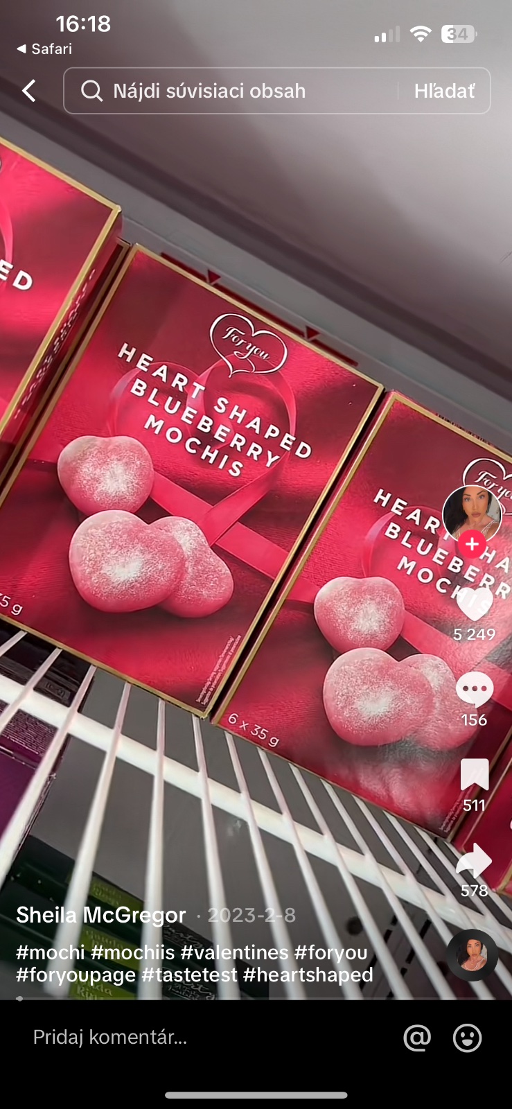 Mochi lidl - Modrý koník