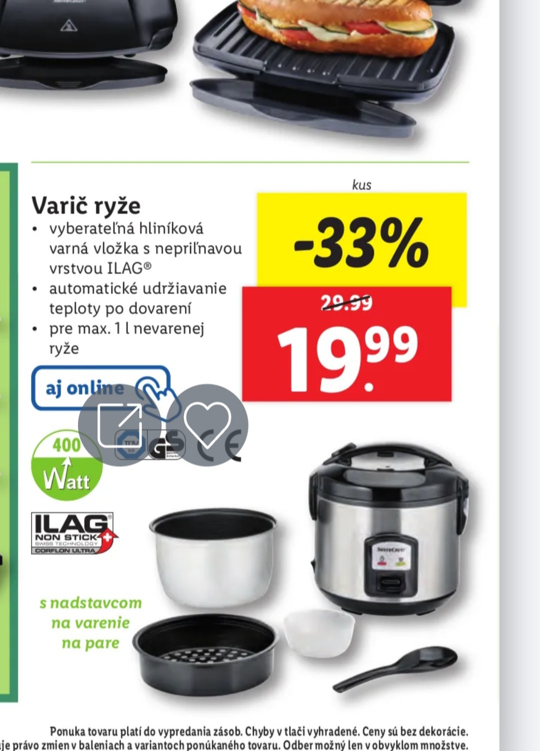 Varič ryže z Lidla - Modrý koník