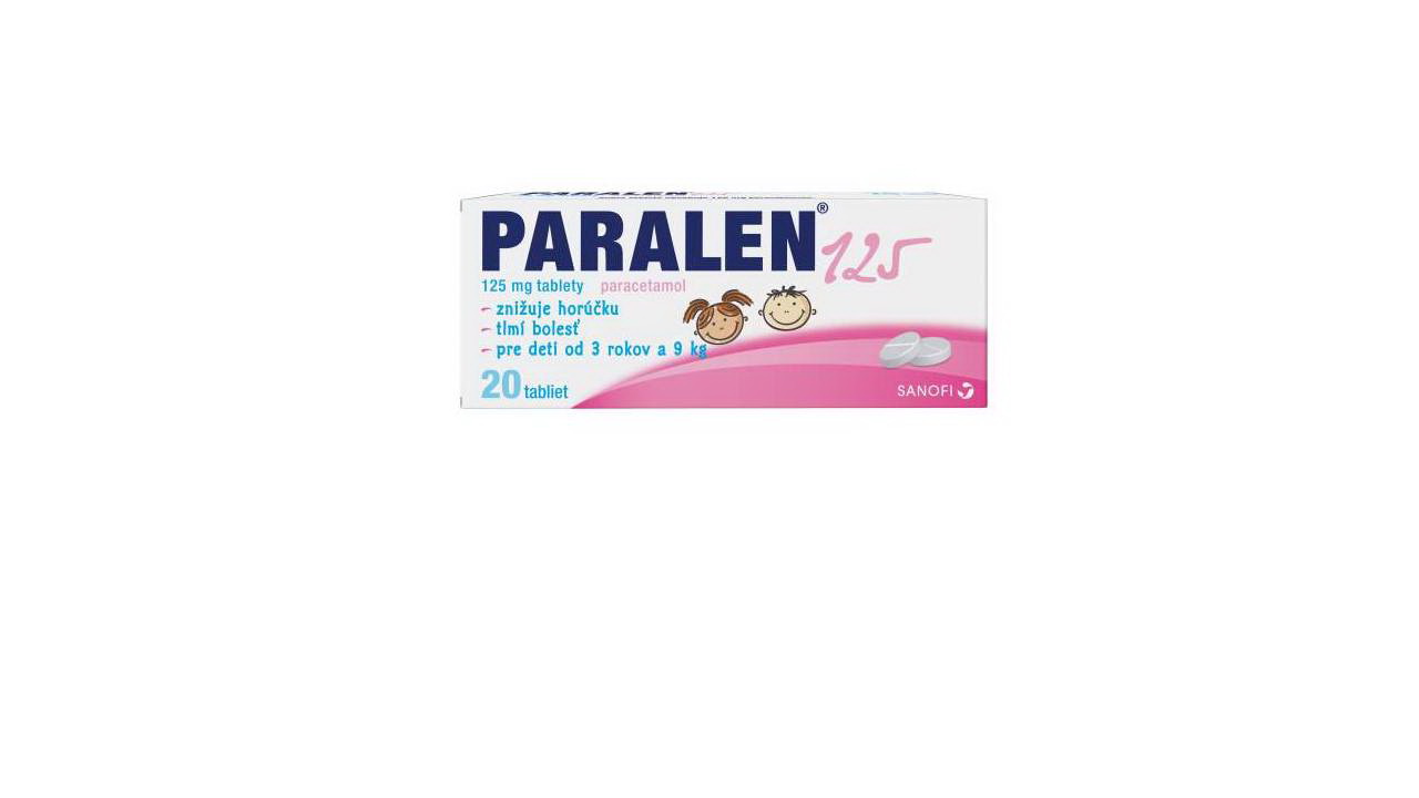 Recenzie Paralen 125 mg - Modrý koník