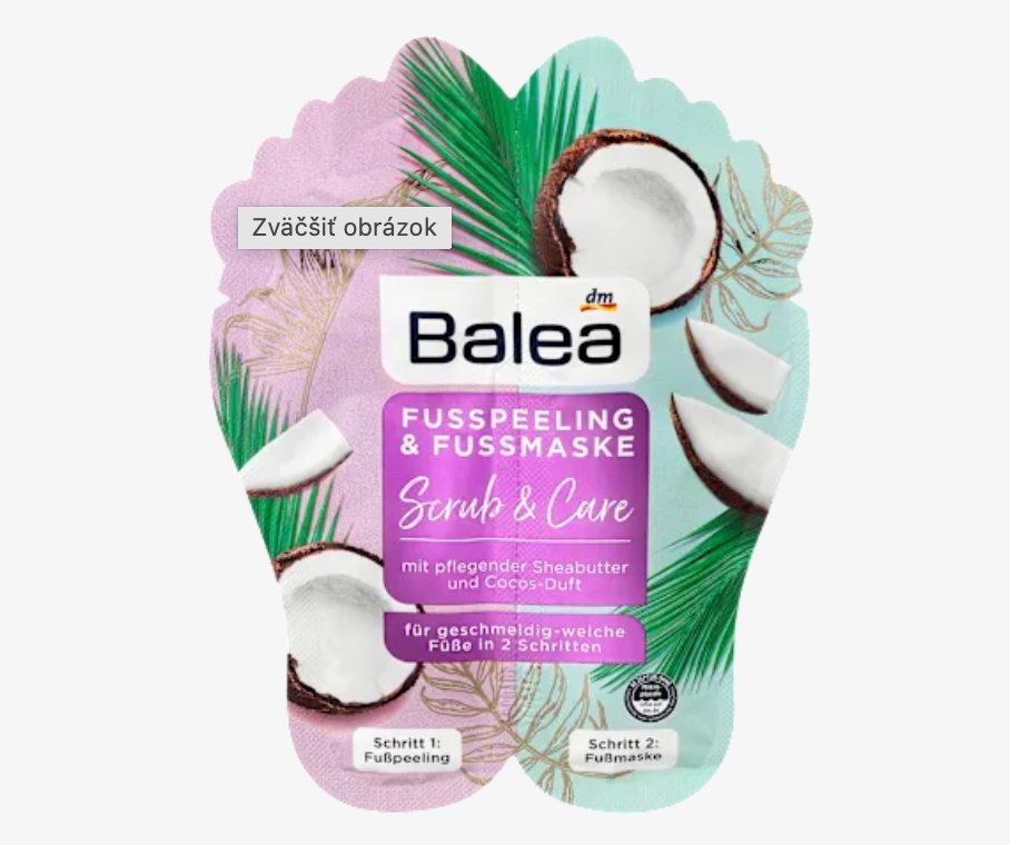 Recenzie peeling na nohy & maska na nohy Scrub & Care Balea - Kde kúpiť ...