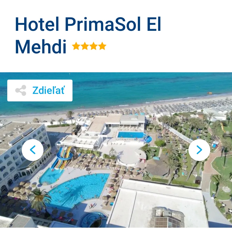 Primasol El Mehdi 4* Tunisko - Mahdia - Modrý koník