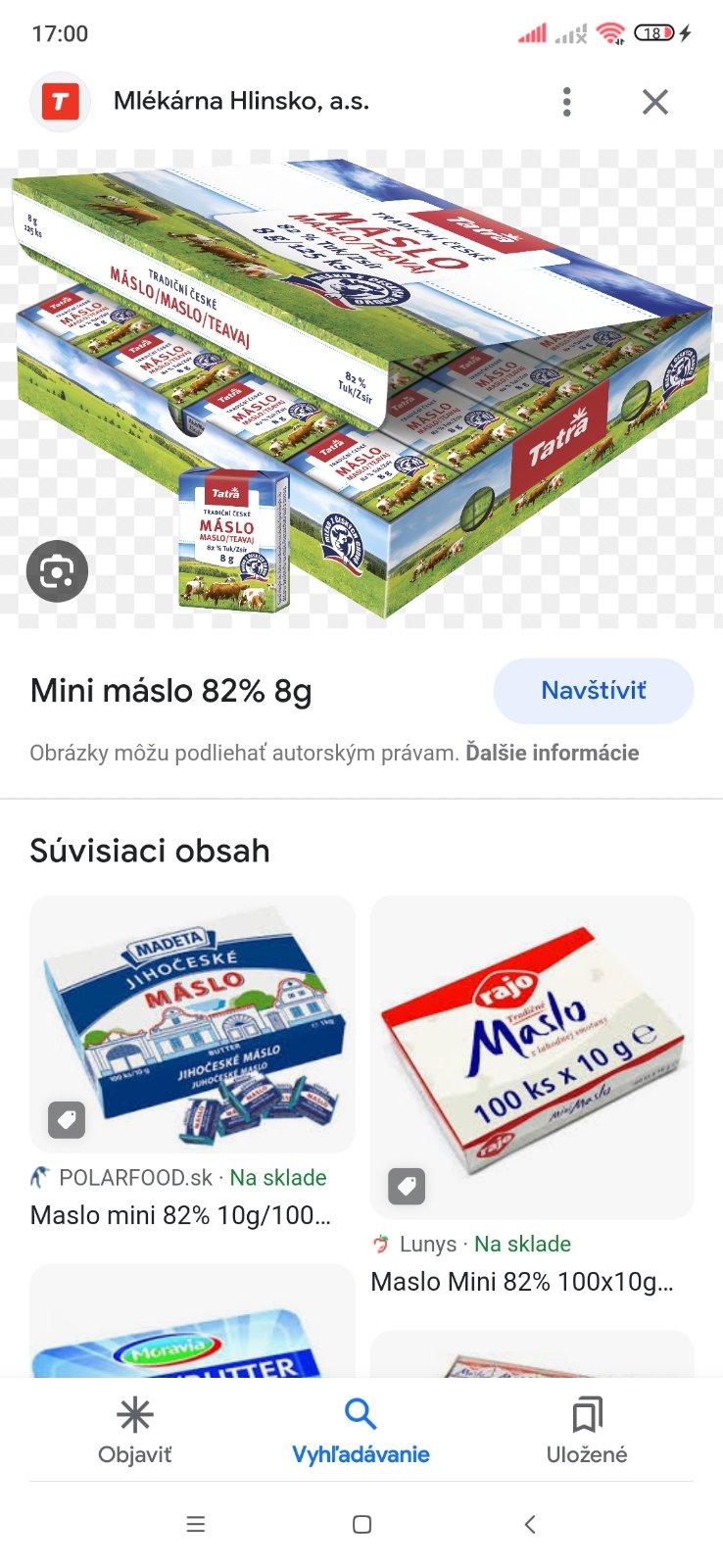 Mini maslo - Modrý koník